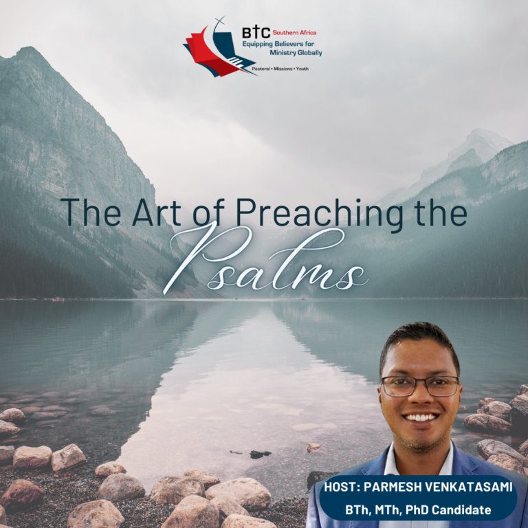 The Art of Preaching the Psalms Short Course – Baptist Theological College